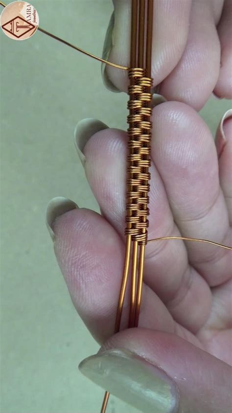 Mini Tutorial Wire Weaving With 4 Four Base Wires For Beginners Artofit