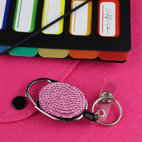 Buy Viqwyic 1 Pack Retractable Id Badge Holder With Clip Id Name Badge