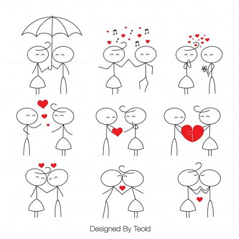 Stick Figure Clipart Clip Art Stick People Couple Clipart Commercial
