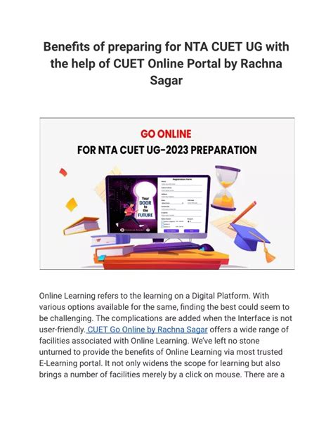 Ppt Benefits Of Preparing For Nta Cuet Ug With The Help Of Cuet Online Portal By Powerpoint