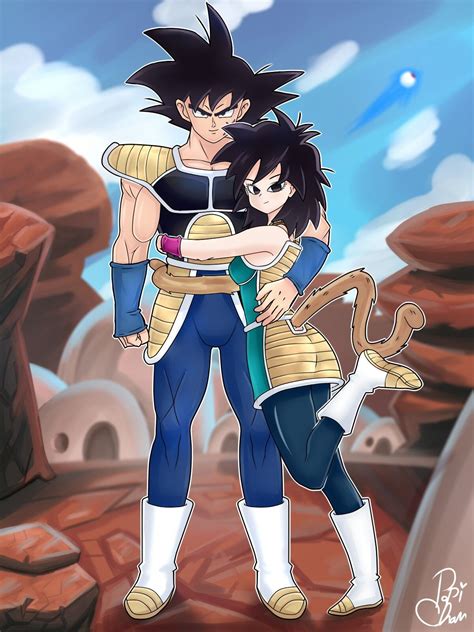 Bardock And Gine Dragon Ball Art Dragon Ball Super Artwork Anime