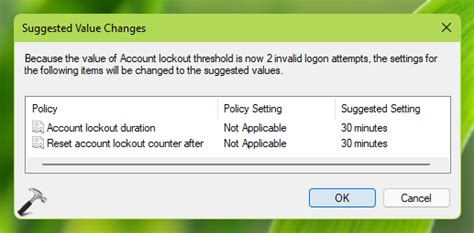 Configure Account Lockout Policy In Windows 11
