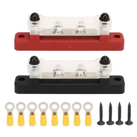 Battery Junction Block 1 Pair Power Distribution Busbar Terminal Block