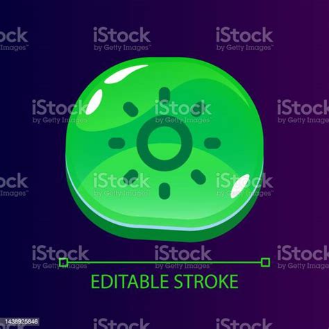 Day Mode Glossy Ui Button With Linear Icon Stock Illustration Download Image Now Art Brand