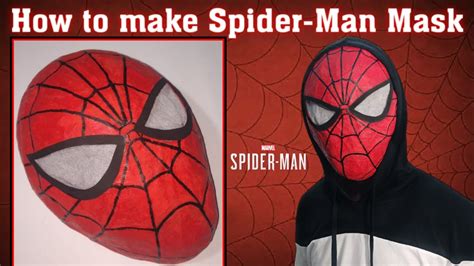 How To Make The Amazing Spider Man Mask Step By Step