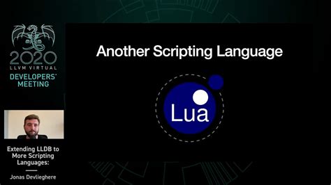 2020 Llvm Developers Meeting “extending Lldb To More Scripting