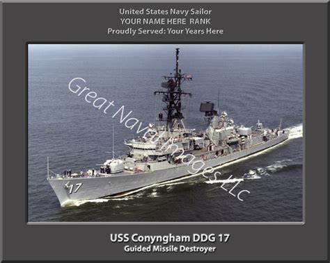 Uss Conyngham Ddg 17 Personalized Navy Ship Photo 2 ⋆ Personalized Us
