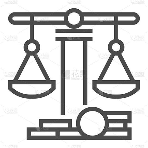 银行法正方形直线矢量图标。