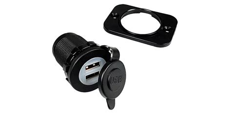 StrØmuttak 12v 2 X Usb 21a Nøsen