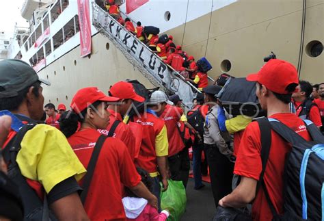 Kedatangan Pemudik Antara Foto