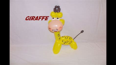 Learn How To Make A Balloon Animal Giraffe Using Balloon Twisting