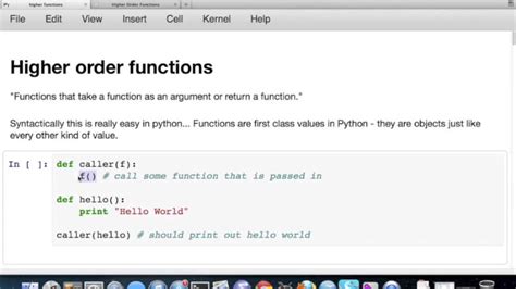 Higher Order Functions With Python Sortedmapfilterreduce And Friends Youtube