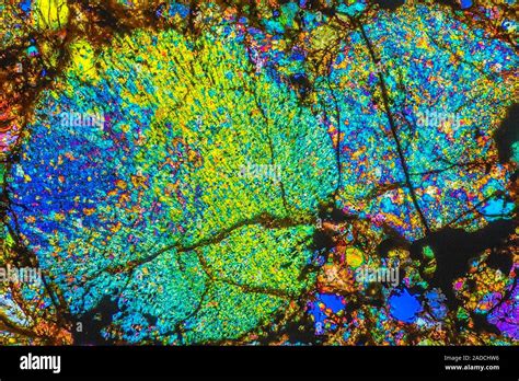 Polarised Light Micrograph Of A Thin Section Microscopic Slide Of The Sau 089 Sayh Al Uhaymir