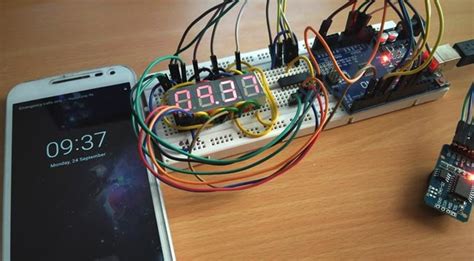 Arduino 7 Segment Display Clock Project By Multiplexing Four 7 Segment Displays