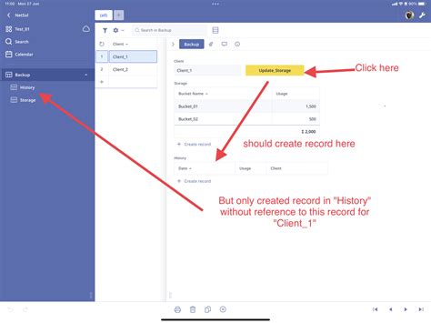 button to create new record for sub table and with reference get help