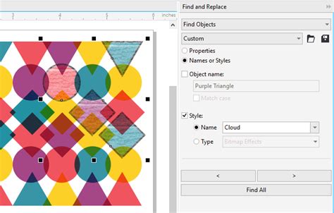 using find and replace in coreldraw corel discovery center