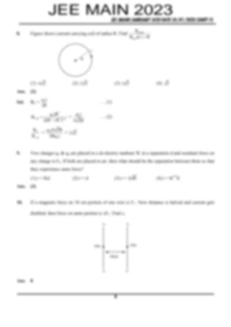 Solution Jee Main 24 Jan 2023 Shift 1 Physics Paper Solution Studypool