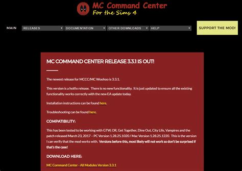 MC Command Center Has A New Download Location New Update