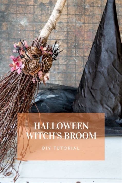 Halloween Witchs Broom Diy Tutorial Witch Broom Witch Diy Witch