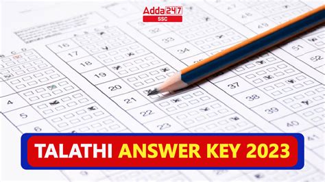 Talathi Answer Key 2023 Out Download Response Sheet Pdf