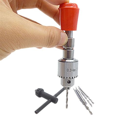 Pcs Mini Micro Hss Twist Drill Bit Set Mm Mm Model Craft Rotary Tool With Hand Drill