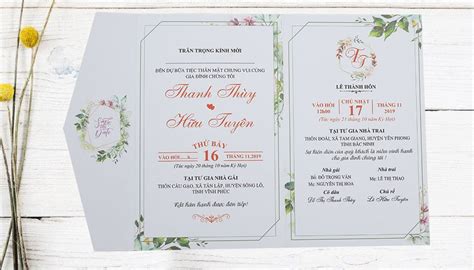 Marry Blog Thiết Kế Thiệp Cưới Cần Có Những Thông Tin Gì