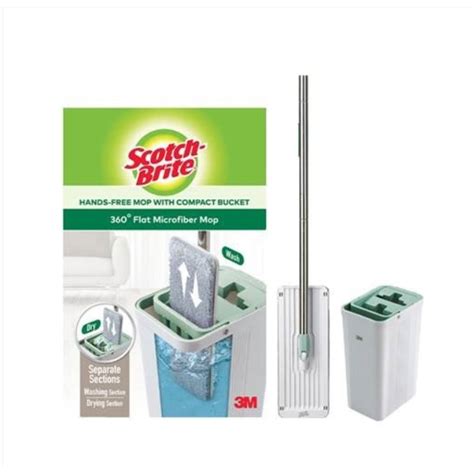 Scotch Brite Hands Free Compact Mop Bucket 4011 Shopee Philippines