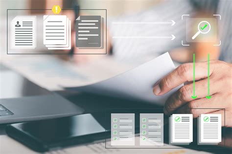 Businessmen Review Procedures Through Documents Containing Checkbox