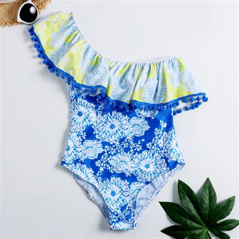 Sexy Blue Yellow One Piece Swimsuits For Female On Grandado