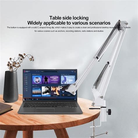 Dayong Microphone Boom Stand 360° Rotating Microphone Holder 270