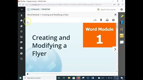 CS110 Word Module 1 Textbook Project YouTube