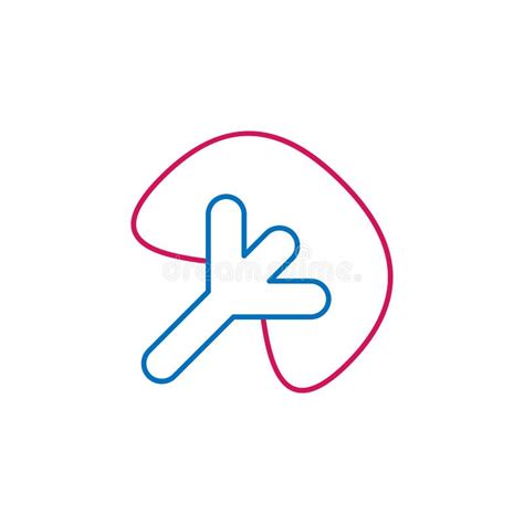 Medisch Miltpictogram In Neonstijl Element Van Geneeskundeillustratie