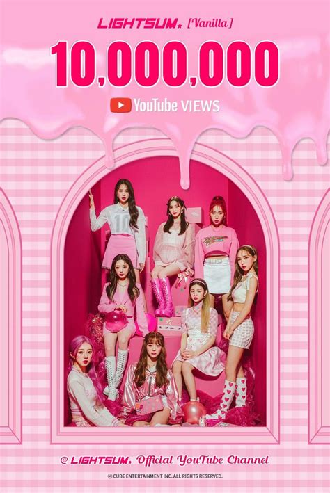 🎉 Lightsum Debut Single Vanilla Mv Hits 10000000 Views 💝 ペット