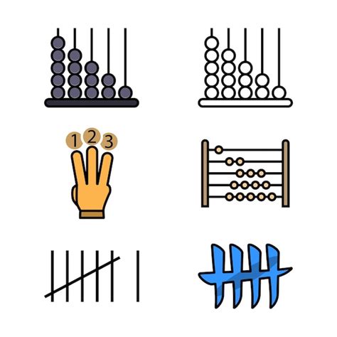 Premium Vector Counting Icon Vector Design Templates