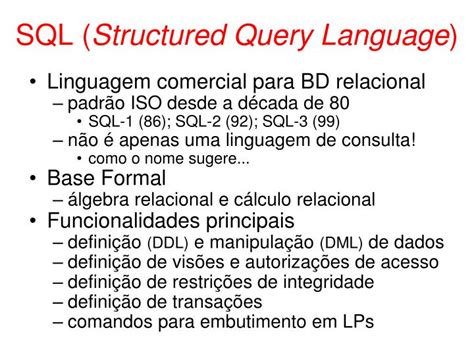 Ppt Sql Structured Query Language Powerpoint Presentation Free Download Id4685822