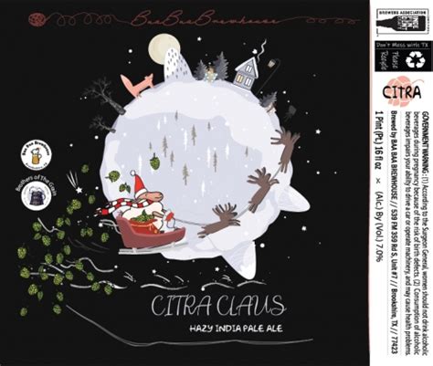 Citra Claus Baa Baa Brewhouse Untappd