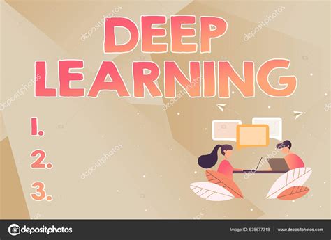 Hand Writing Sign Deep Learning Business Concept Hierarchical