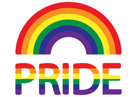 Mes Del Orgullo Lgbt Celebrado Anual Arcoiris Lgbt Logo Abstracto Del Día Del Orgullo