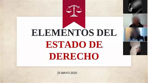 Secundaria Elementos Del Estado De Derecho Youtube