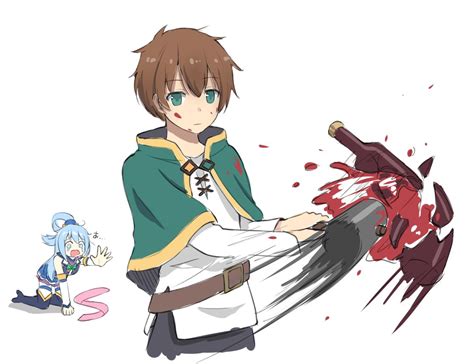 Kono Subarashii Sekai Ni Shukufuku Wo Satou Kazuma Aqua Anime Meme Konosuba Anime All Anime