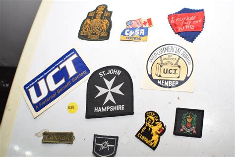 Antique Patches And Decals Schmalz Auctions