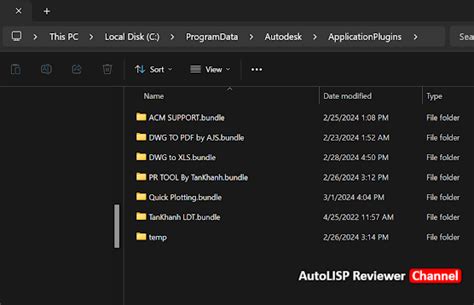 autolisp reviewer tự động tải lisp dll arx vào autocad triển khai