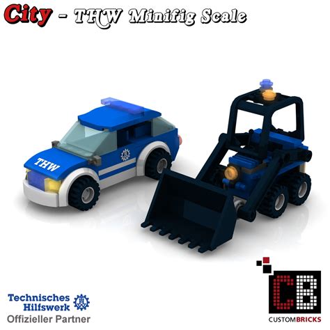 CUSTOMBRICKS De LEGO Custom Moc City THW Model Bauanleitung