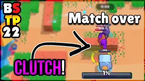 Crazy Clutch Last Second Wins Brawl Stars Top Play Review 22 Youtube