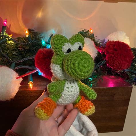 Crochet Yoshi Crochet Crochet Earrings Projects