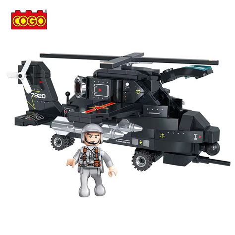 Cogo Mini Military Helicopter Lt Central