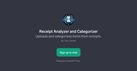Receipt Analyzer And Categorizer Ai Tool For Receipts