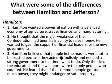 Ppt Jefferson Vs Hamilton Powerpoint Presentation Free Download