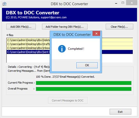 How To Convert Dbx To Doc