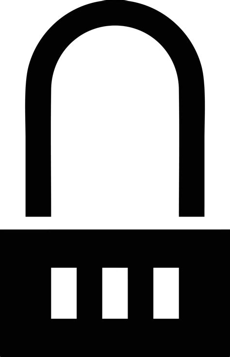 Lock Security Icon Symbol Vector Image Illustration Of The Key Secure Access System Vector
